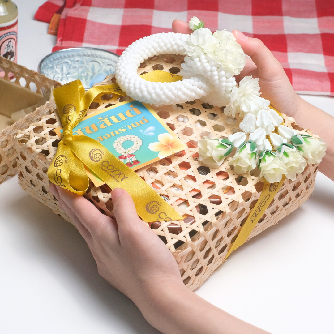 Songkran Bird's Nest with Malai Set เซ็ตตะกร้าสงกรานต์เพื่อสุขภาพ รังนก ...